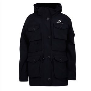 Converse | Jackets & Coats | Converse Utility Jacket Field Black Mens ...